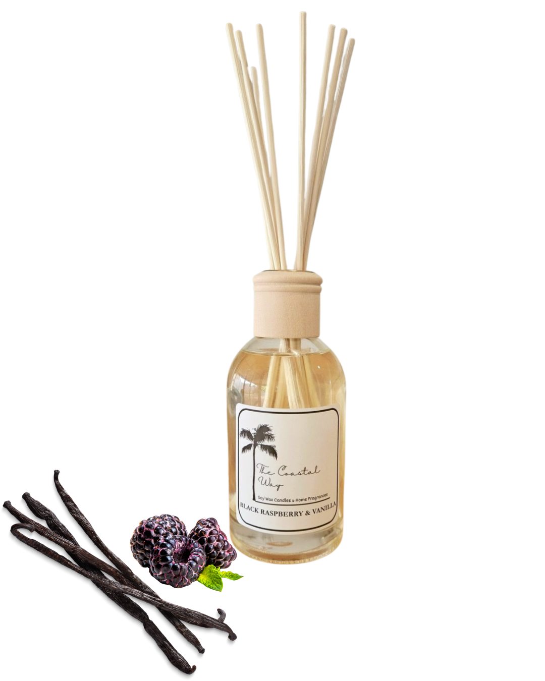 Black Raspberry & Vanilla Reed Diffuser – The Coastal Way