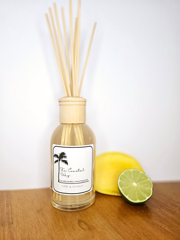 Lime & Mango Reed Diffuser – The Coastal Way